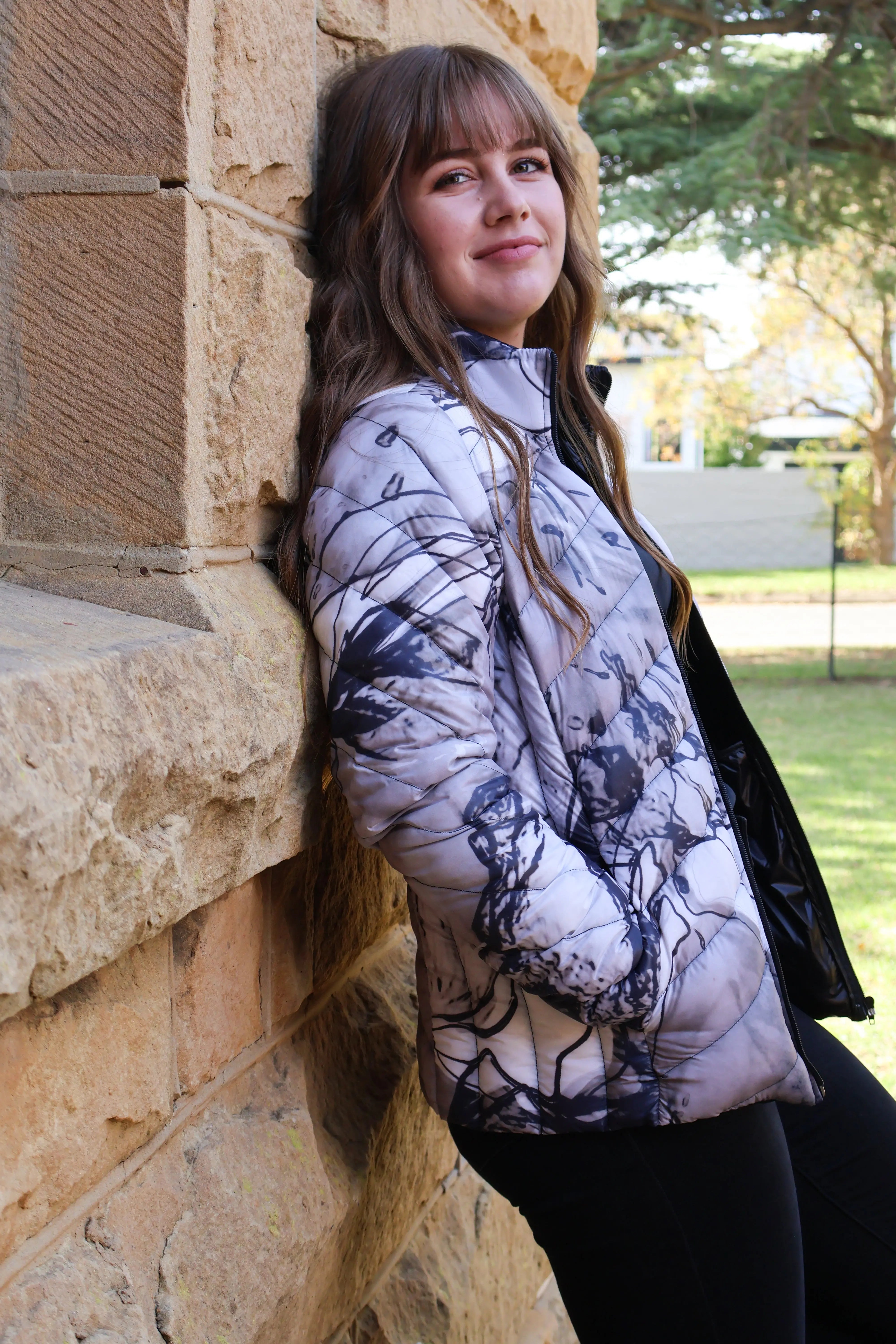 Ladies Hip Jacket | Printed – Ember Down